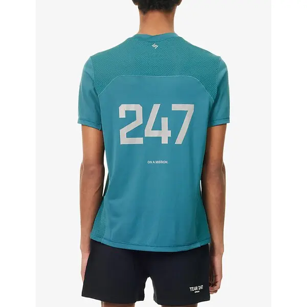 247 BY REPRESENT Graphic Print Stretch-jersey T-shirt