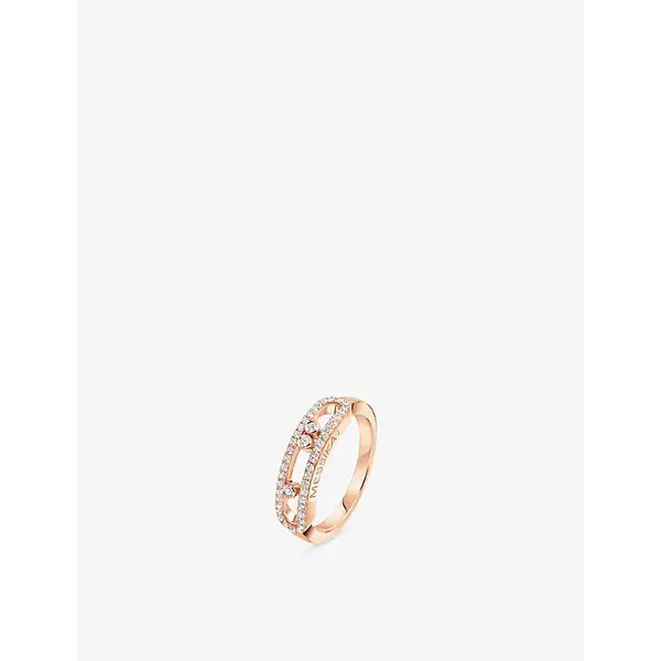 Messika 18ct Gold And Diamond Ring - Pink
