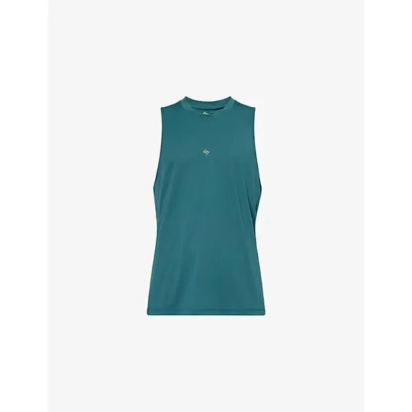 247 BY REPRESENT Numbers Stretch-jersey Vest - Teal