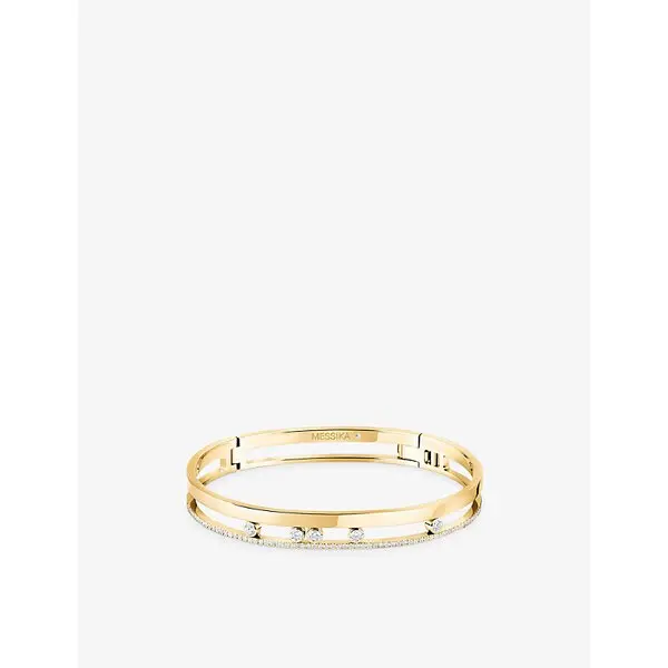 Messika Move Romane Diamond Bangle Bracelet - Yellow