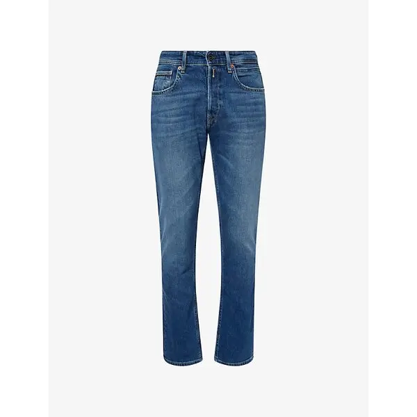 REPLAY Grover Straight-fit Stretch-denim Jeans