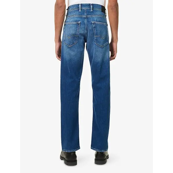 REPLAY Grover Straight-fit Stretch-denim Jeans