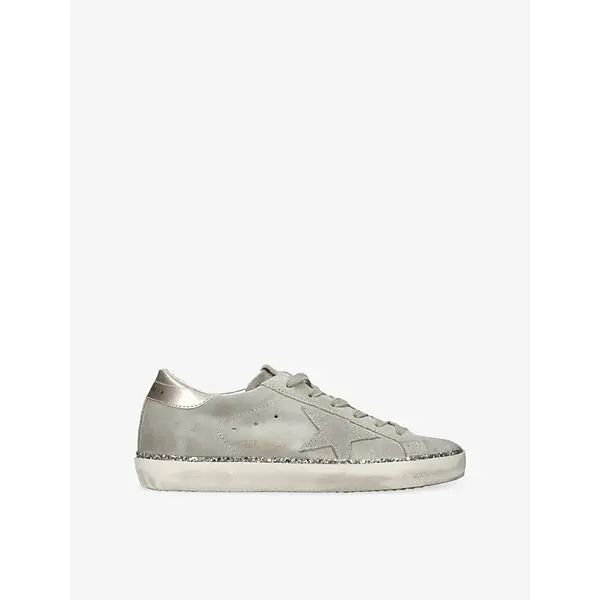 GOLDEN GOOSE Super Star 15864 Suede Trainers - Taupe Comb