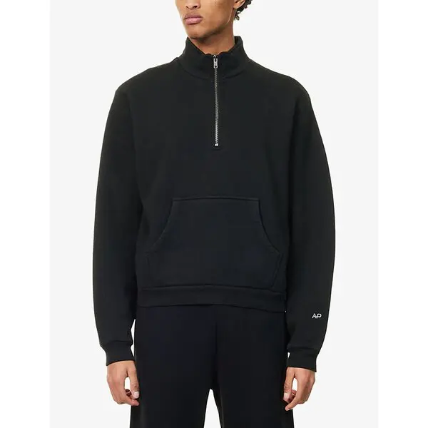 AUSTIN POST Rodeo Half-zip Cotton Jumper