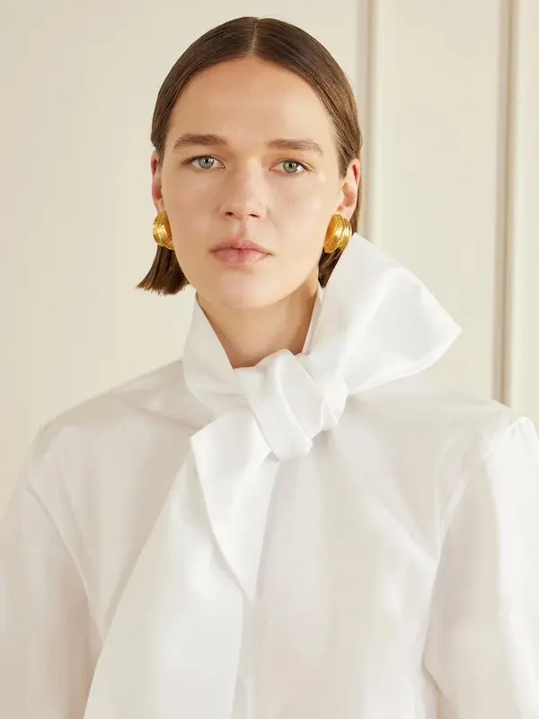 Saint Laurent Bo Pointes Arrondies' Earrings