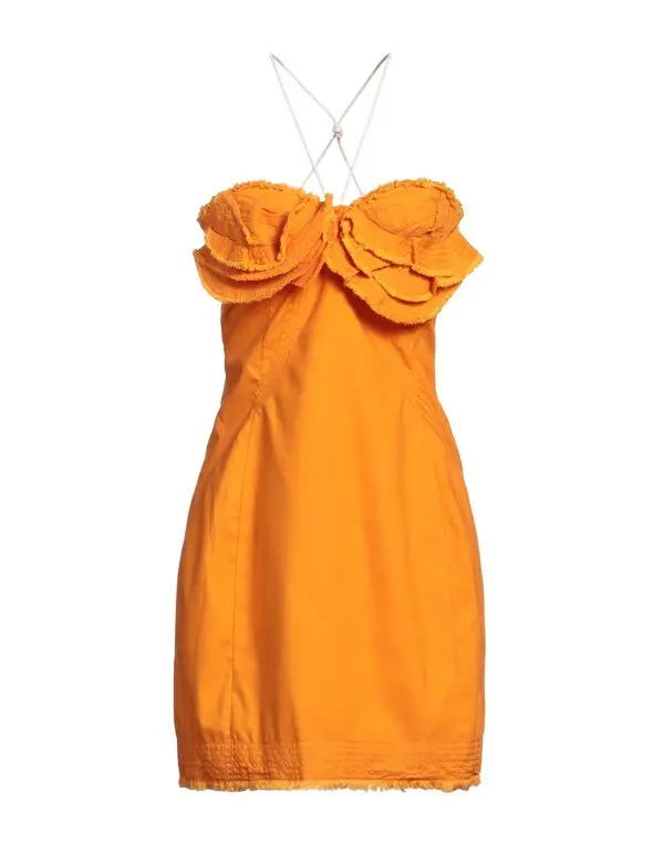 jacquemus orange dress Jacquemus Orange 'La Robe Sorbetto' Mini Dress Jacquemus