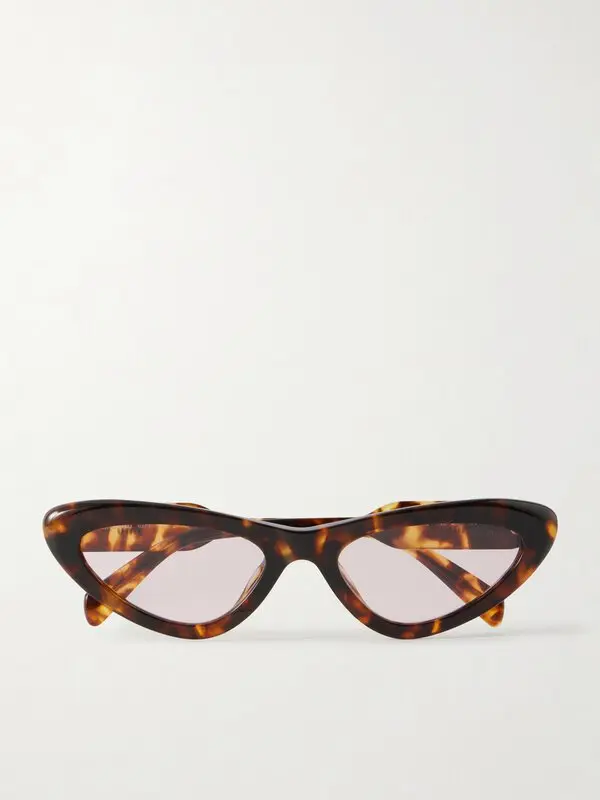 Miu Miu Cat-eye Acetate Sunglasses - Tortoiseshell