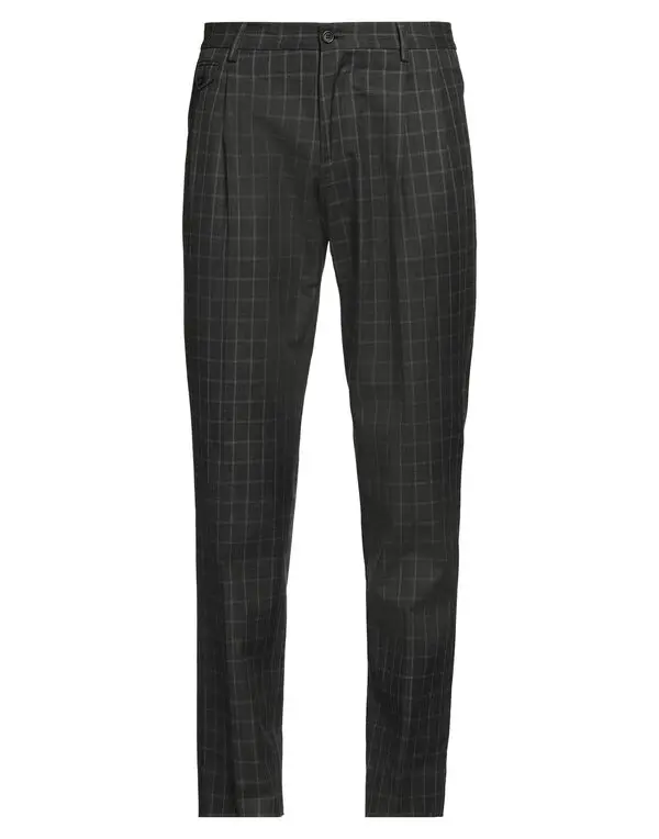 Dolce & Gabbana Cotton Checked Tailored Pants