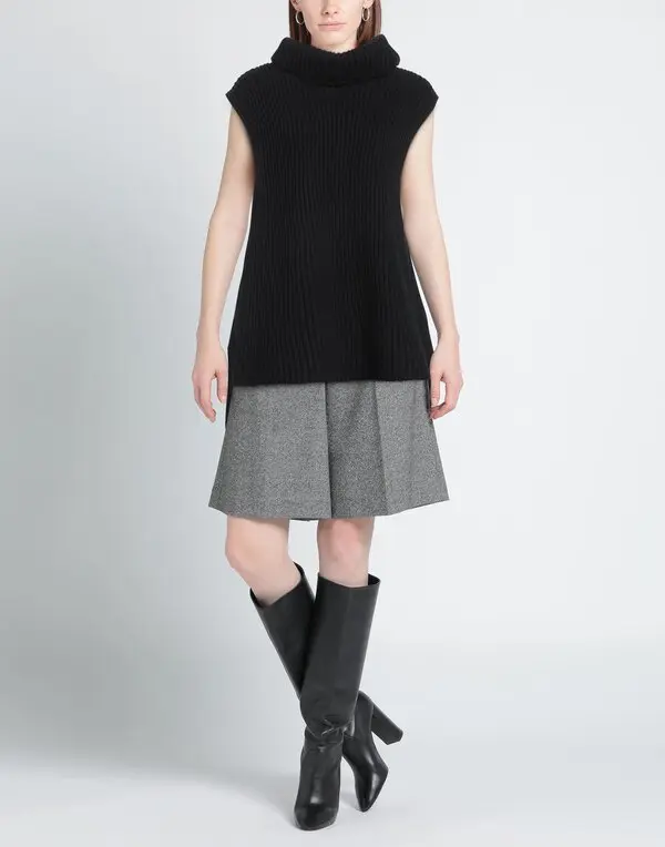 JIL SANDER Sleeveless Ribbed Turtleneck