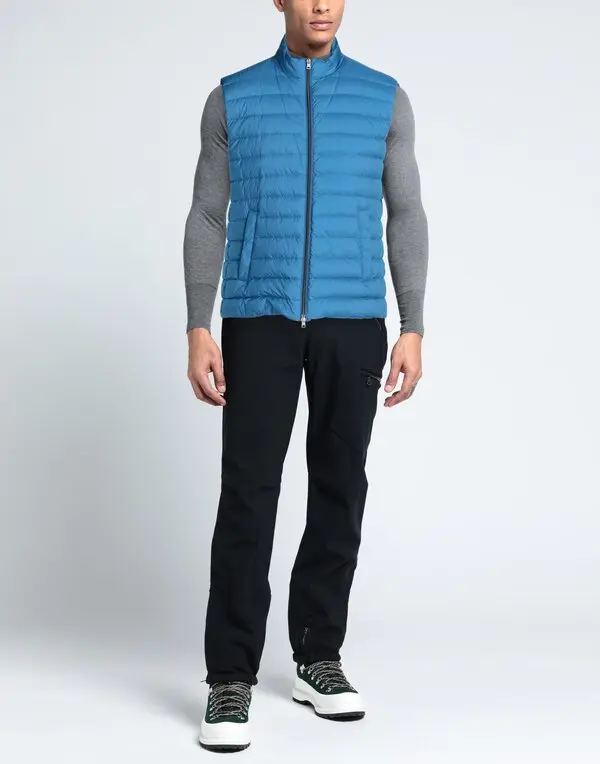 Herno Quilted Goose Down Vest - Blue