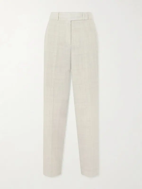 JOSEPH Zen Wool-twill Straight-leg Trousers - Neutrals