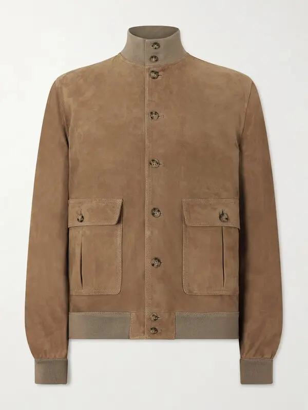 VALSTAR Valstarino Suede Jacket - Neutrals