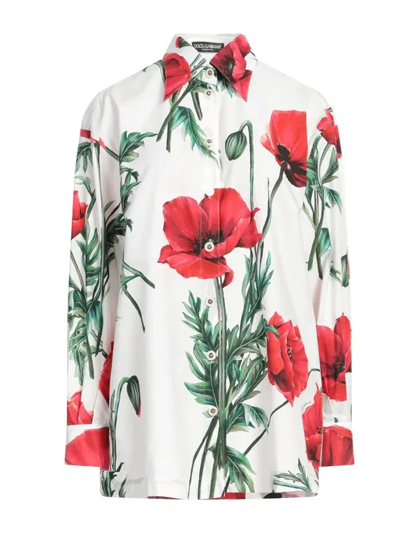 Dolce & Gabbana Floral-print Cotton Shirt