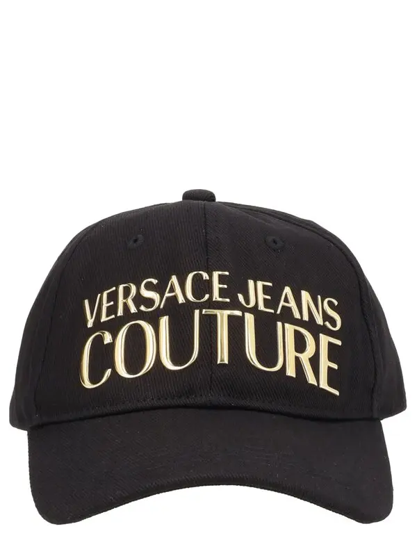 Versace Baseball Cap With Logo - Black
