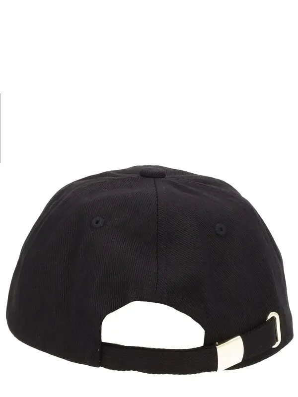 Versace Baseball Cap With Logo - Black