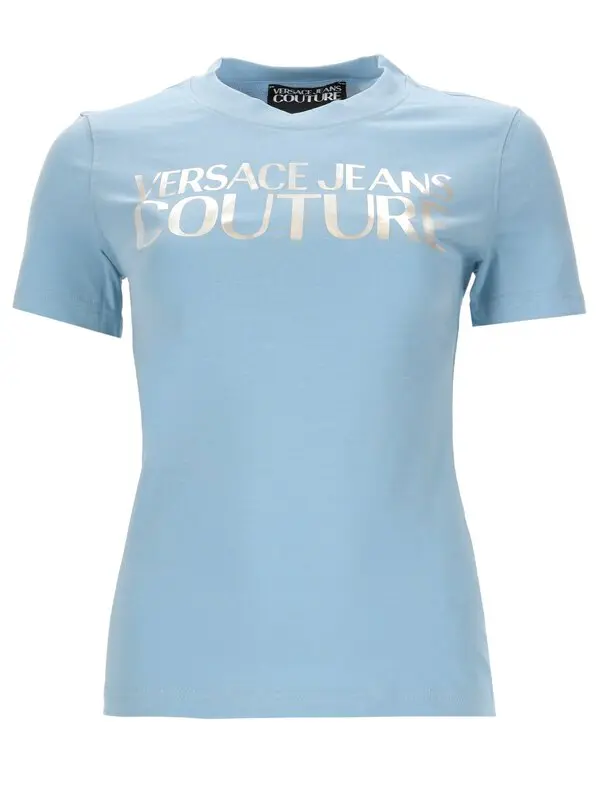 Versace Logo T-shirt - Azure