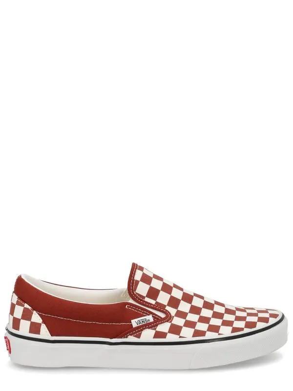 VANS Checkerboard Slip-on Sneakers - Bordeaux