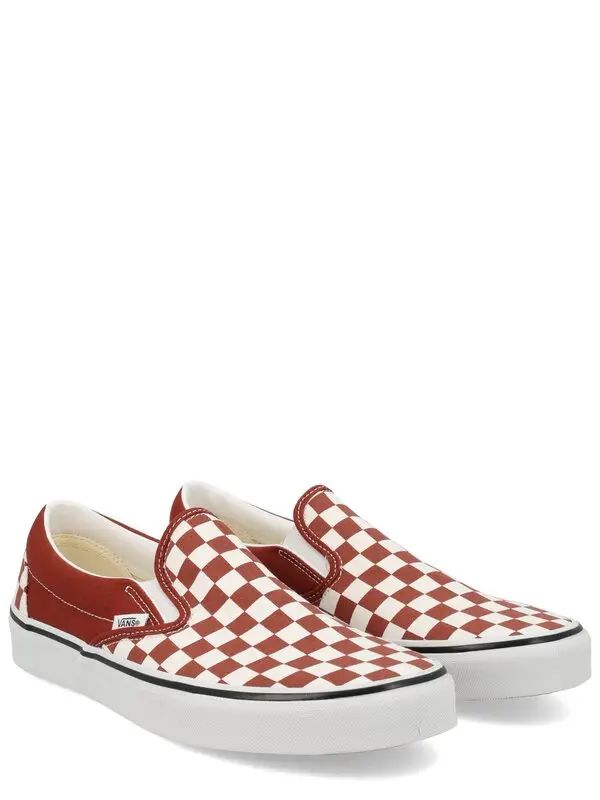 VANS Checkerboard Slip-on Sneakers - Bordeaux