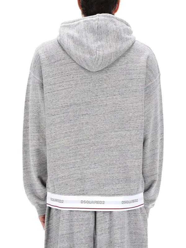 Dsquared2 Logo Hoodie - Grey