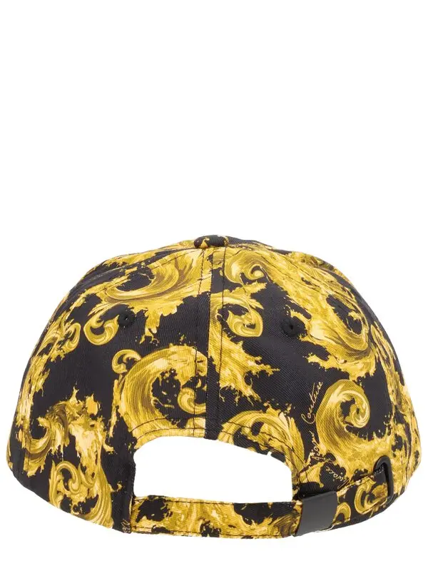 Versace Baseball Cap With Print And Logo - Multicolour