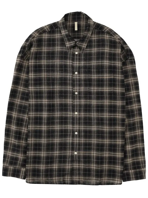 SUNFLOWER Camicia A Quadri - Black