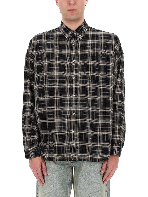 SUNFLOWER Camicia A Quadri - Black