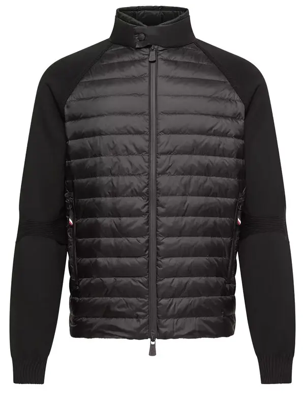 Moncler Cardigan Imbottito - Black