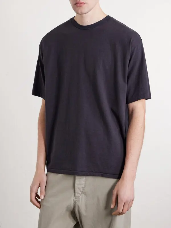 A.PRESSE Cotton And Cashmere-blend T-shirt
