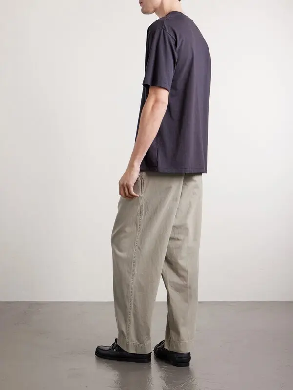 A.PRESSE Cotton And Cashmere-blend T-shirt