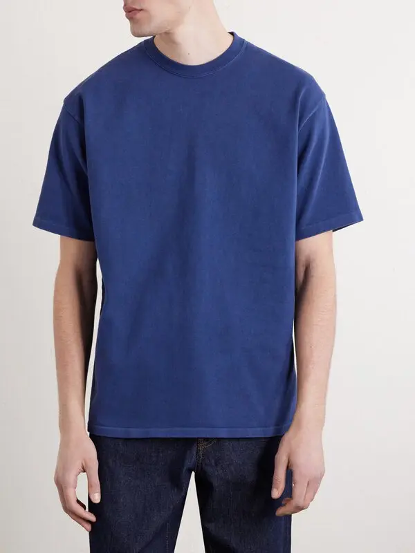 A.PRESSE Vintage Cotton-jersey T-shirt