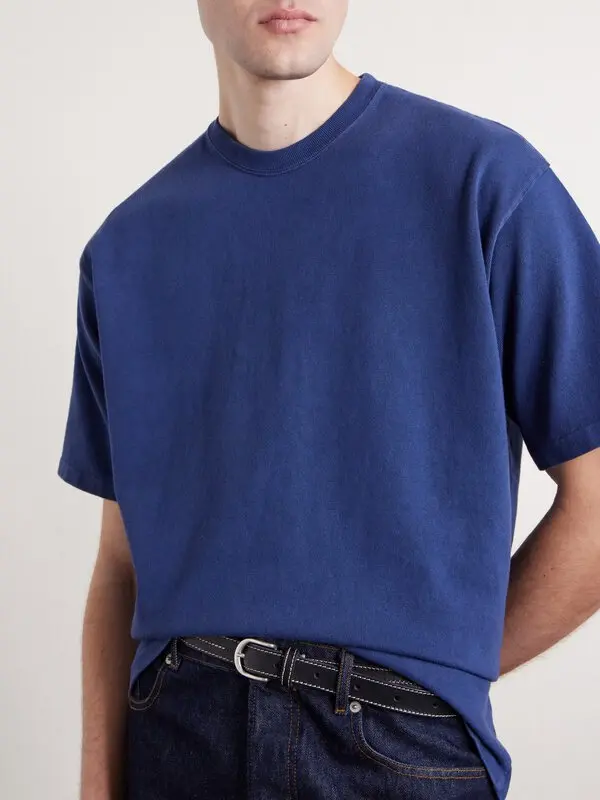 A.PRESSE Vintage Cotton-jersey T-shirt