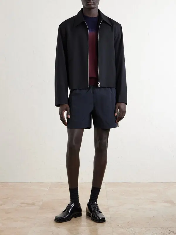 Burberry Straight-leg Shell Shorts - Black