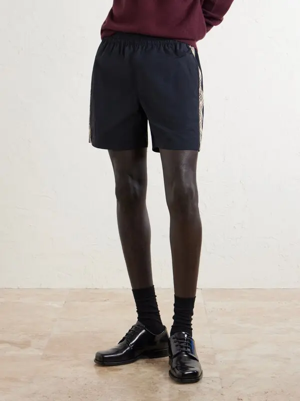 Burberry Straight-leg Shell Shorts - Black