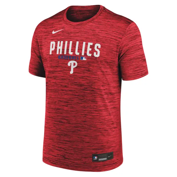 Nike Philadelphia Phillies Authentic Collection Dri-fit Mlb T-shirt - Red