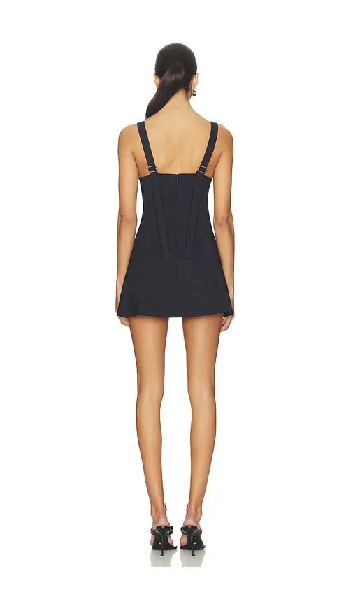 KATE BARTON Embellished Bubble Dress - Navy