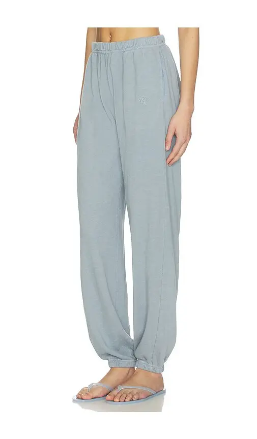 Eterne Lightweight French Terry Boyfriend Pocket Sweatpant - Slate