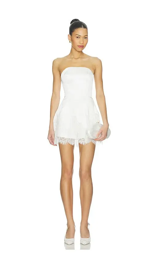 Amanda Uprichard Romilly Romper - White