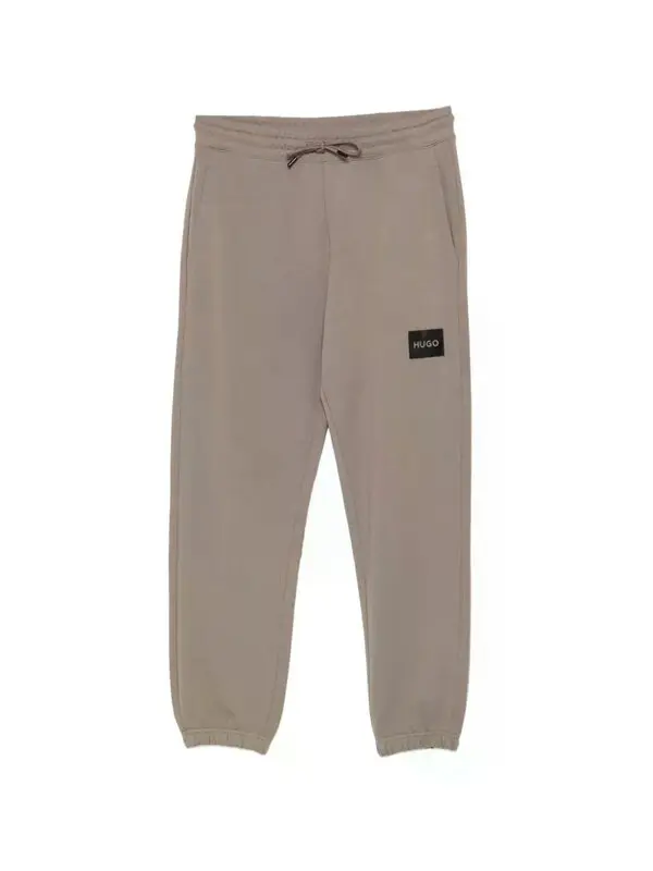 Hugo Drawstring Logo Patch Trousers