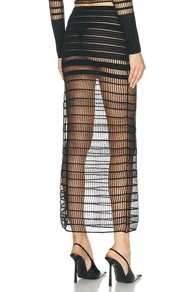 HAELO Veiled Maxi Skirt