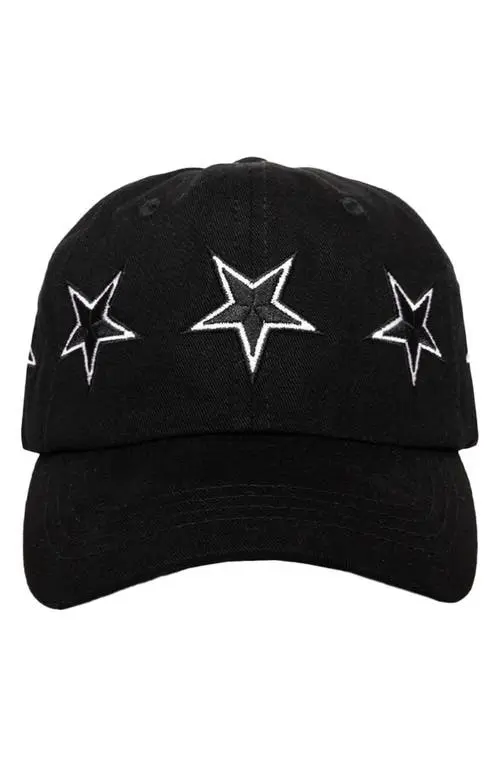 PLEASURES X Zero Skateboards Stars Baseball Cap - Black