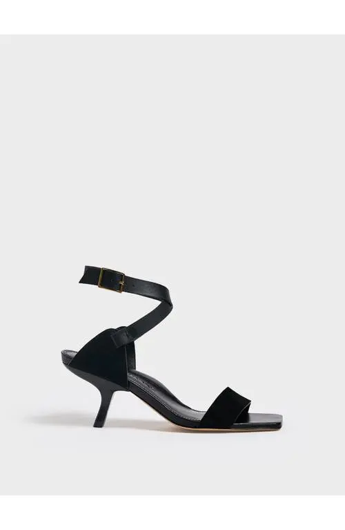 Marion Parke Sophia Nappa Sandal - Black