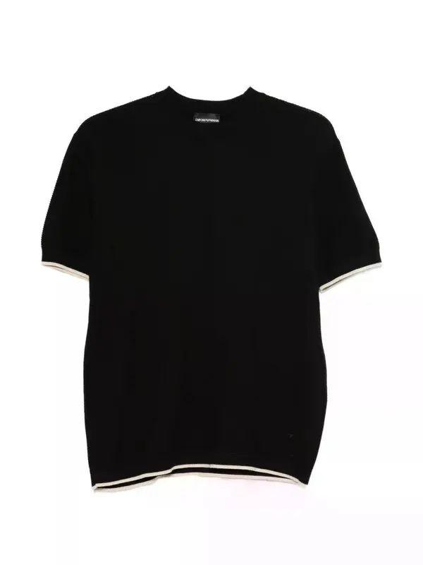 Emporio Armani Stripe-detail T-shirt