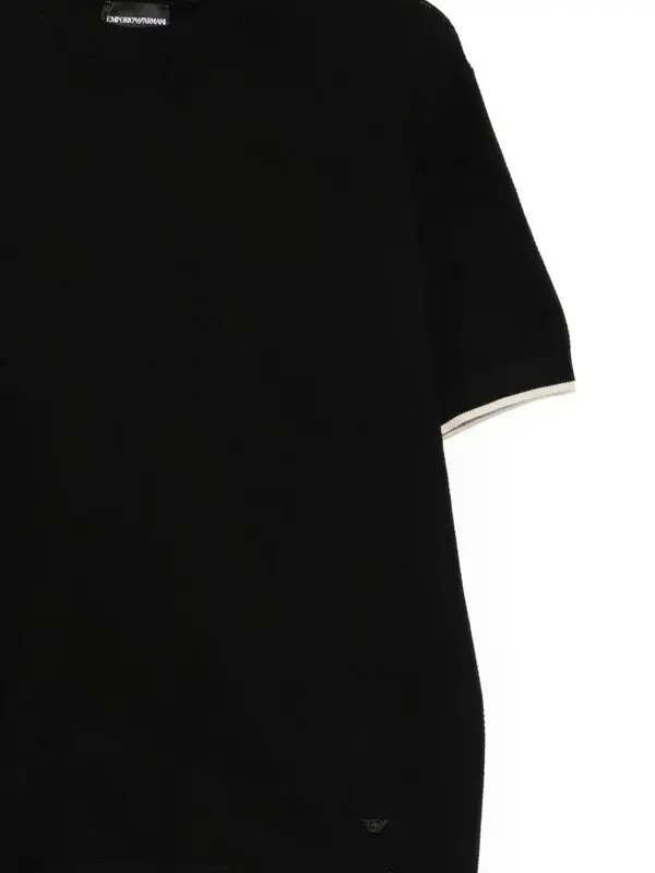 Emporio Armani Stripe-detail T-shirt