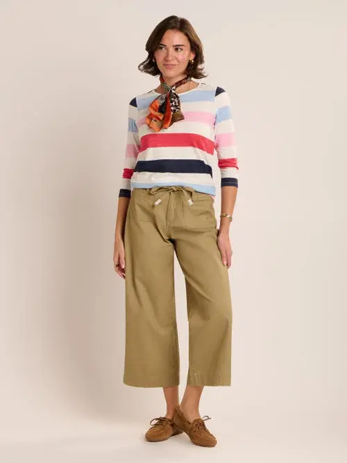BRAKEBURN Striped 3/4 Sleeve T-shirt