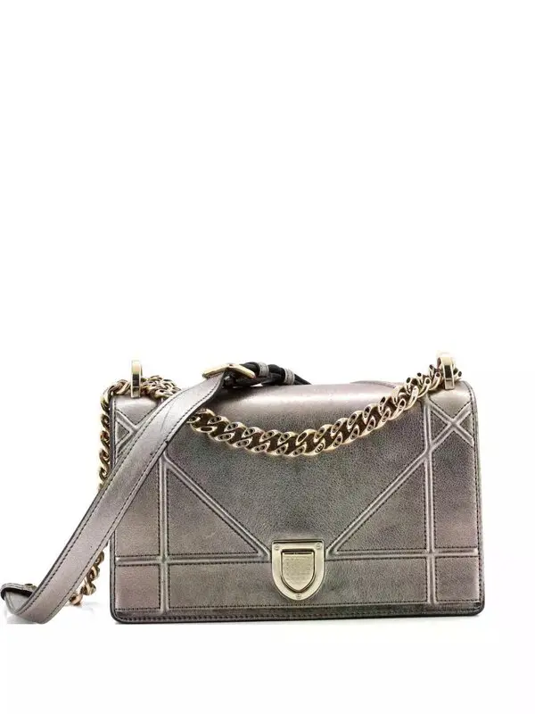 Dior Diorama Flap Bag Lambskin Small - Metallic