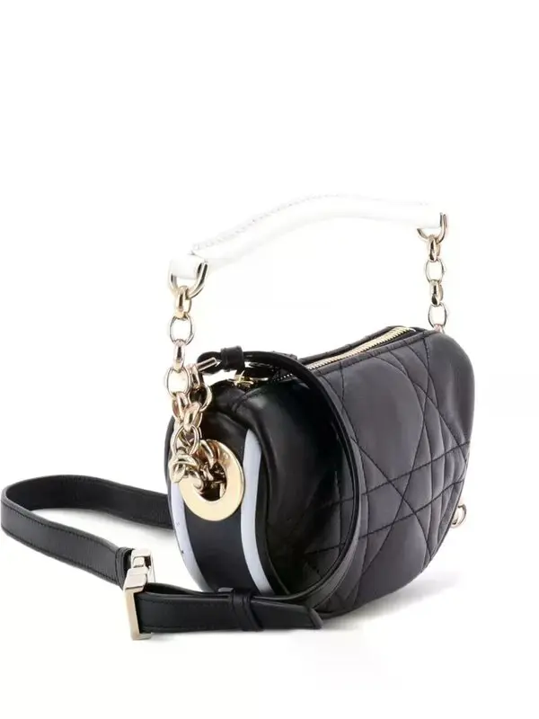 Dior Vibe Cannage Quilt Lambskin Mini Hobo Bag