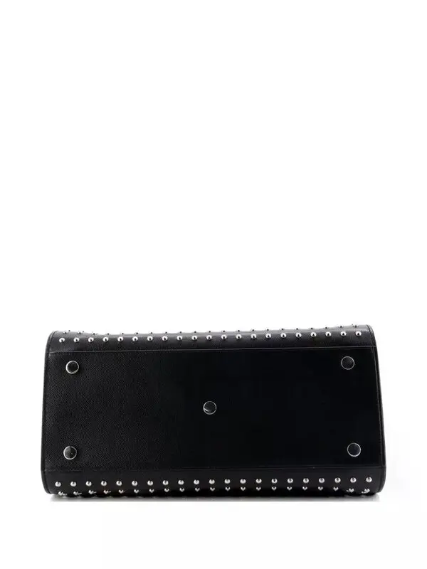 Saint Laurent Sac De Jour Small Studded Leather Tote Bag - Black