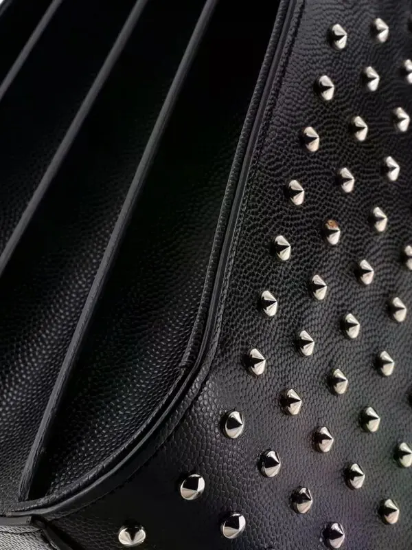 Saint Laurent Sac De Jour Small Studded Leather Tote Bag - Black