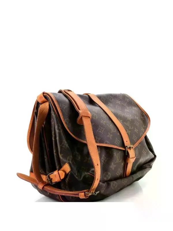 LOUIS VUITTON Saumur 35 Crossbody Bag Monogram Canvas