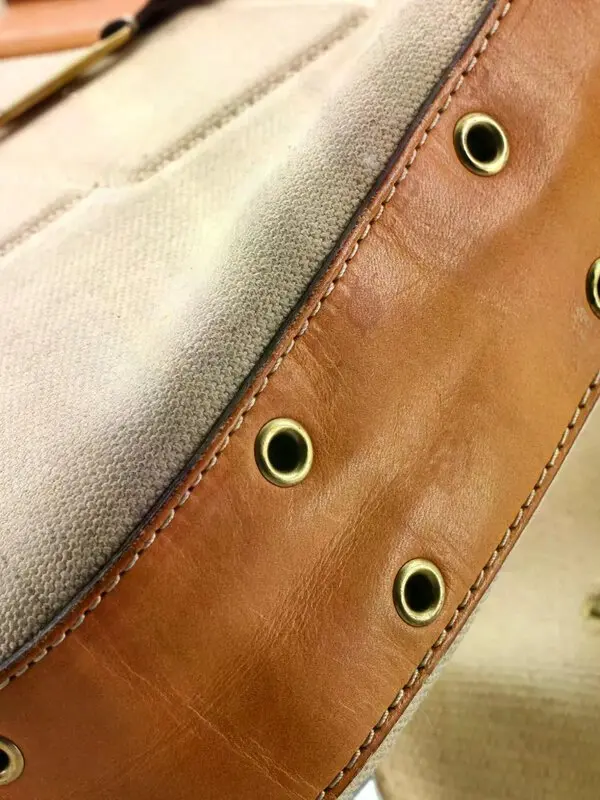 Dior Columbus Diorissimo Canvas Shoulder Bag - Brown